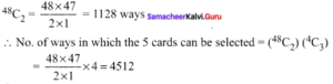 Samacheer Kalvi 11th Maths Solutions Chapter 4 Combinatorics and Mathematical Induction Ex 4.3 ...