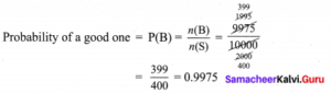 Samacheer Kalvi 9th Maths Solutions Chapter 9 Probability Ex 9.2 ...