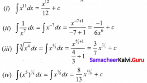 Samacheer Kalvi 11th Maths Solutions Chapter 11 Integral Calculus Ex 11 ...