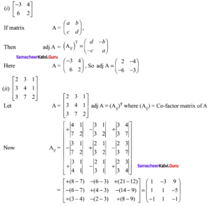 Samacheer Kalvi 12th Maths Solutions Chapter 1 Applications of Matrices ...