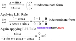 Samacheer Kalvi 12th Maths Solutions Chapter 7 Applications of ...