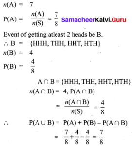 Samacheer Kalvi 10th Maths Solutions Chapter 8 Statistics and Probability Ex 8.4 – Samacheer Guru