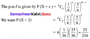 Samacheer Kalvi 12th Business Maths Solutions Chapter 7 Probability ...