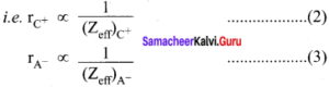 Samacheer Kalvi 11th Chemistry Solutions Chapter 3 Periodic Classification of Elements ...